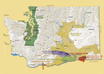 Washington State Vineyards list from Olympic Peninsula Wineries